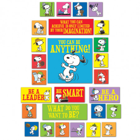 Eureka® Peanuts® You Can Be Anything Bulletin Board Set